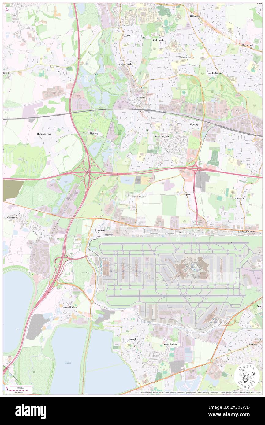 Harmondsworth maps hi-res stock photography and images - Alamy