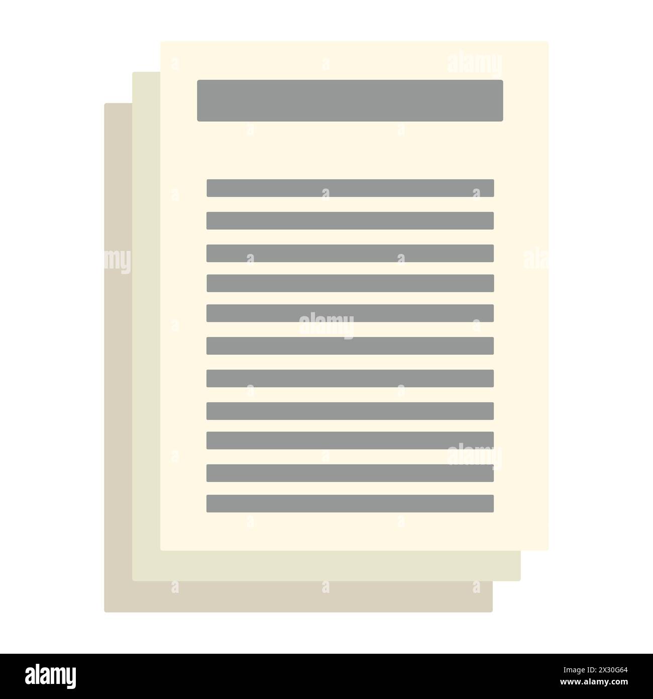 Newspaper, text, news, print, gray color, flat design, simple image ...