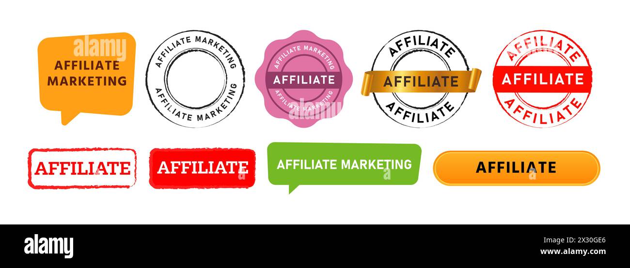 Partnership red square grunge Stock Vector Images - Alamy