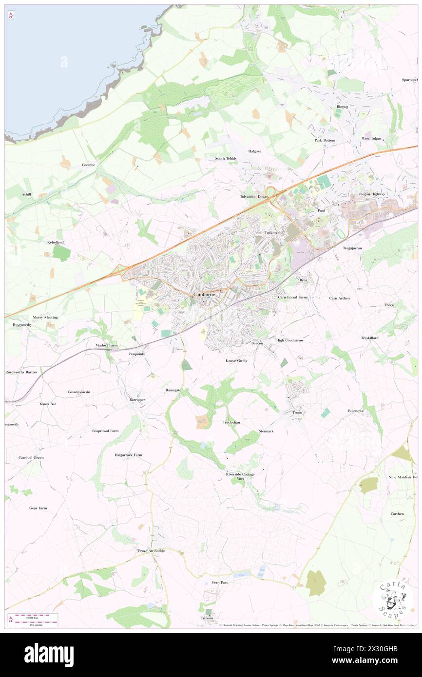 Railway poster cornwall hi-res stock photography and images - Alamy