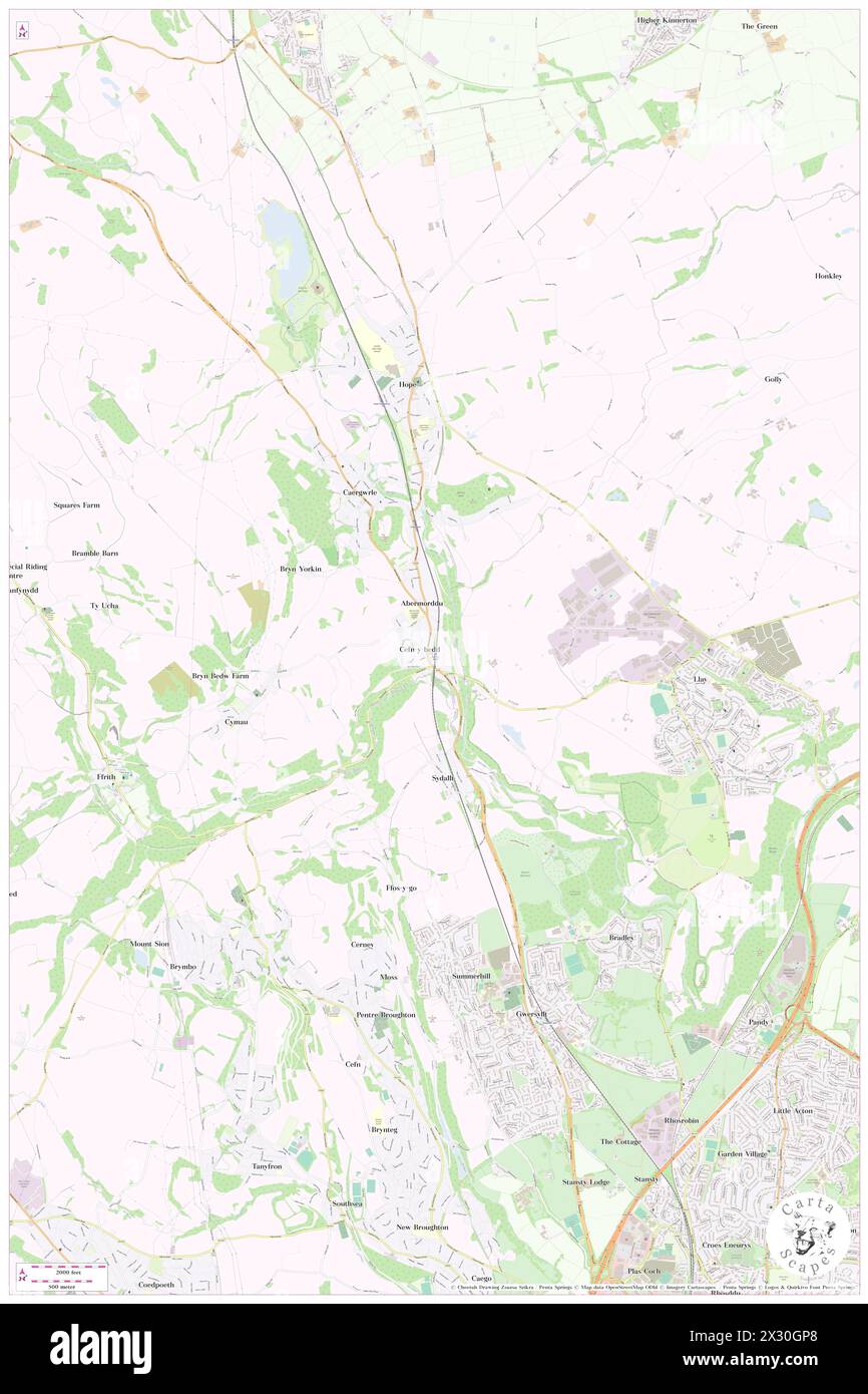 Cefn-y-Bedd Railway Station, County of Flintshire, GB, United Kingdom ...