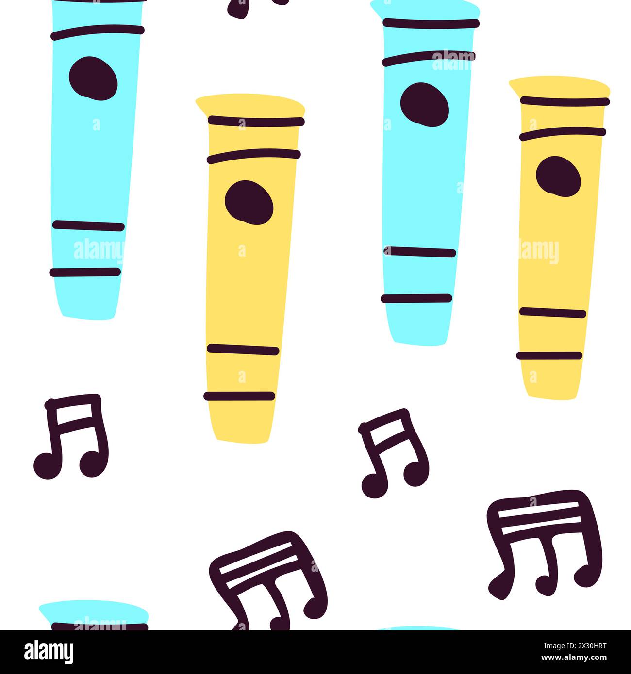 Seamless pattern for music festival. Bright background design with ...