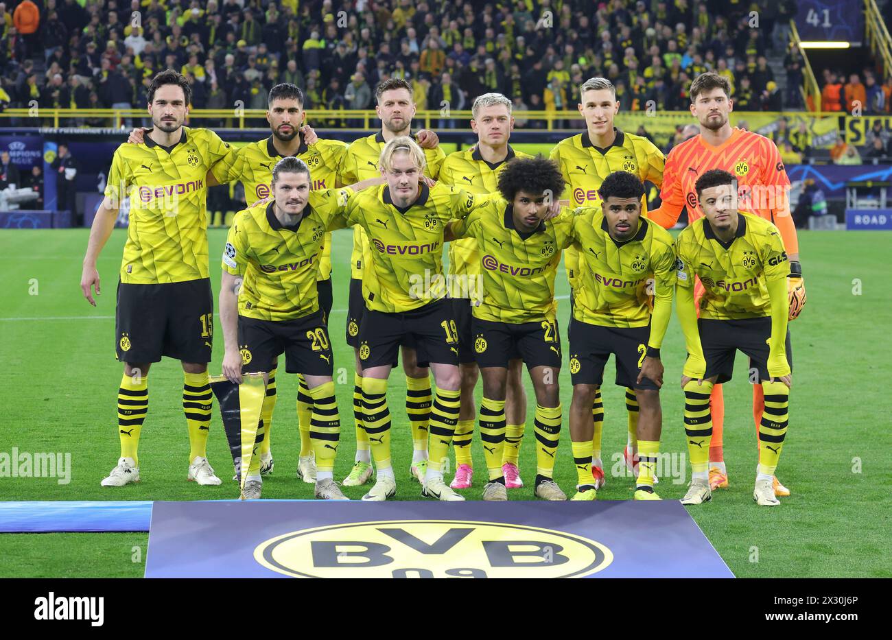 firo : 16.04.2024, football, football, UEFA CHAMPIONS LEAGUE, season 2023/2024, UCL, CL, quarter ...