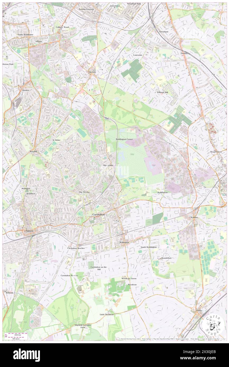 Hackbridge Railway Station, Greater London, GB, United Kingdom, England ...