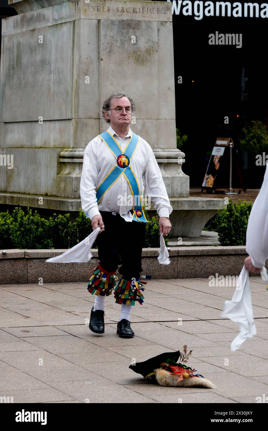 Morris dancer, Coventry, UK Stock Photo - Alamy