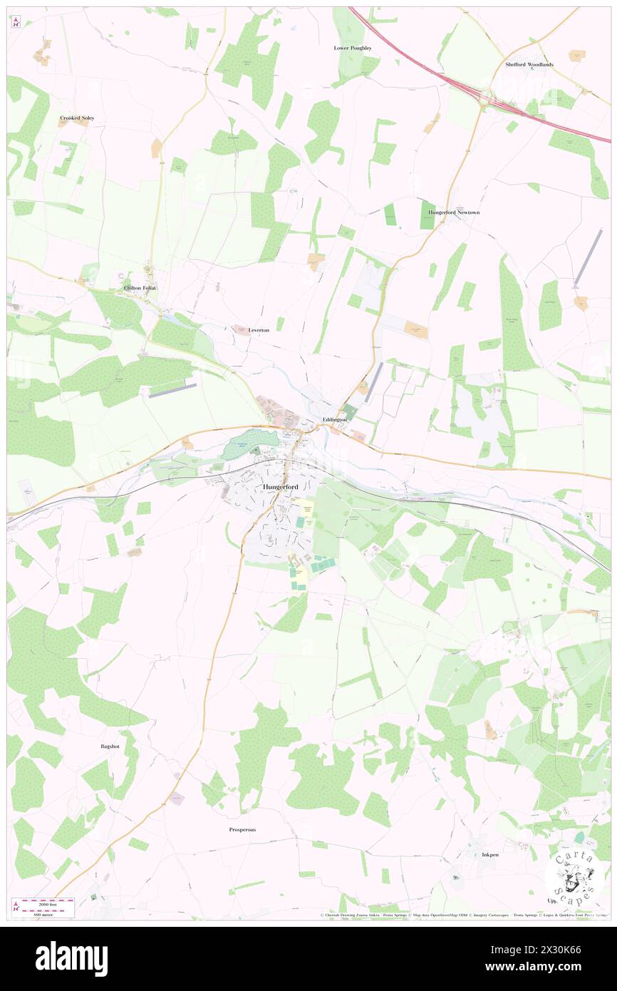 Map of hungerford hi-res stock photography and images - Alamy