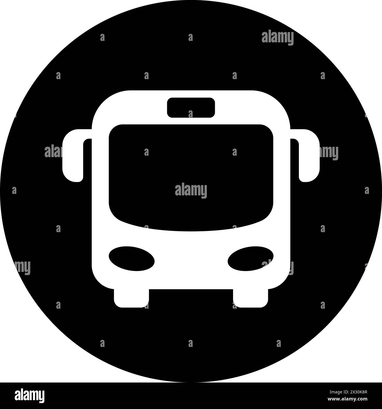 Bus Icon As Symbol For Web Page Design Of Passenger Transportation