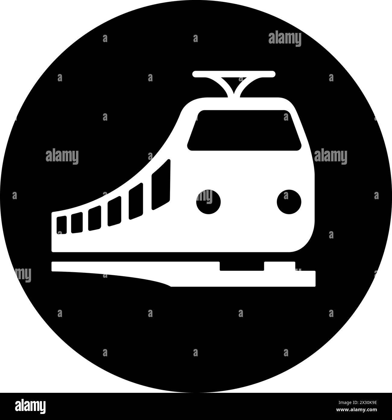 Train icon as symbol for web page design of journey transport Stock ...
