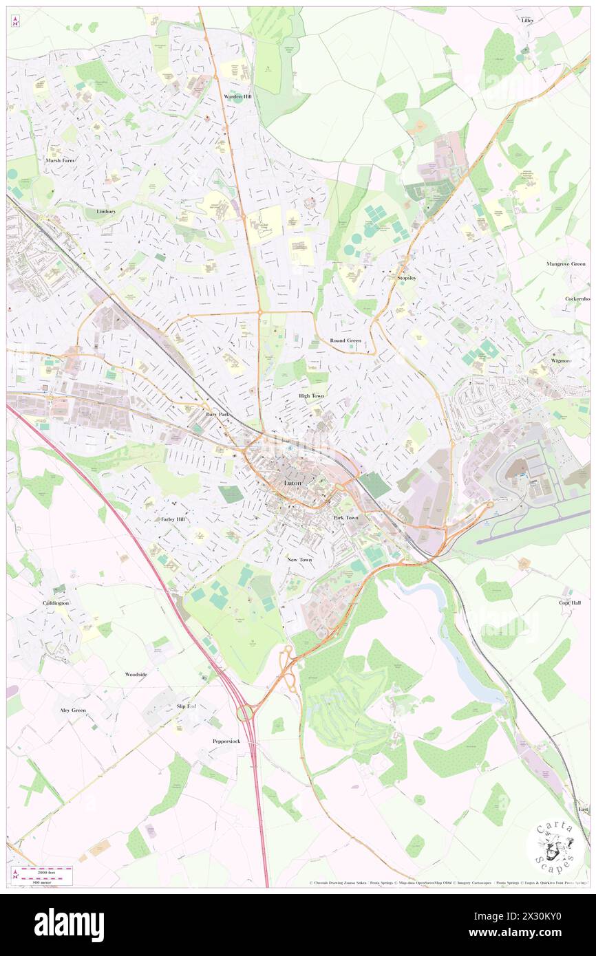Luton Railway Station, Luton, GB, United Kingdom, England, N 51 52' 56 ...