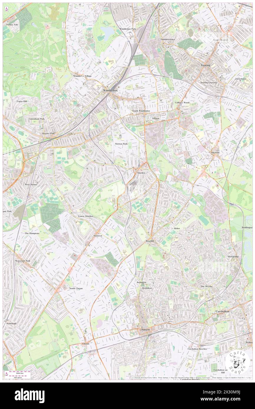City and south london railway map Cut Out Stock Images & Pictures - Alamy