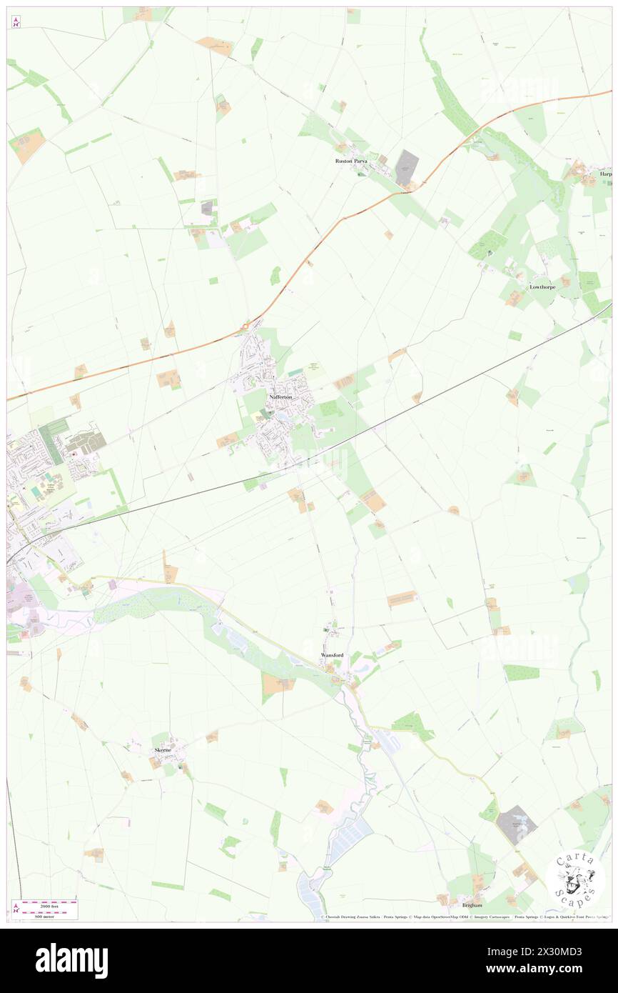 Nafferton Railway Station, East Riding of Yorkshire, GB, United Kingdom ...