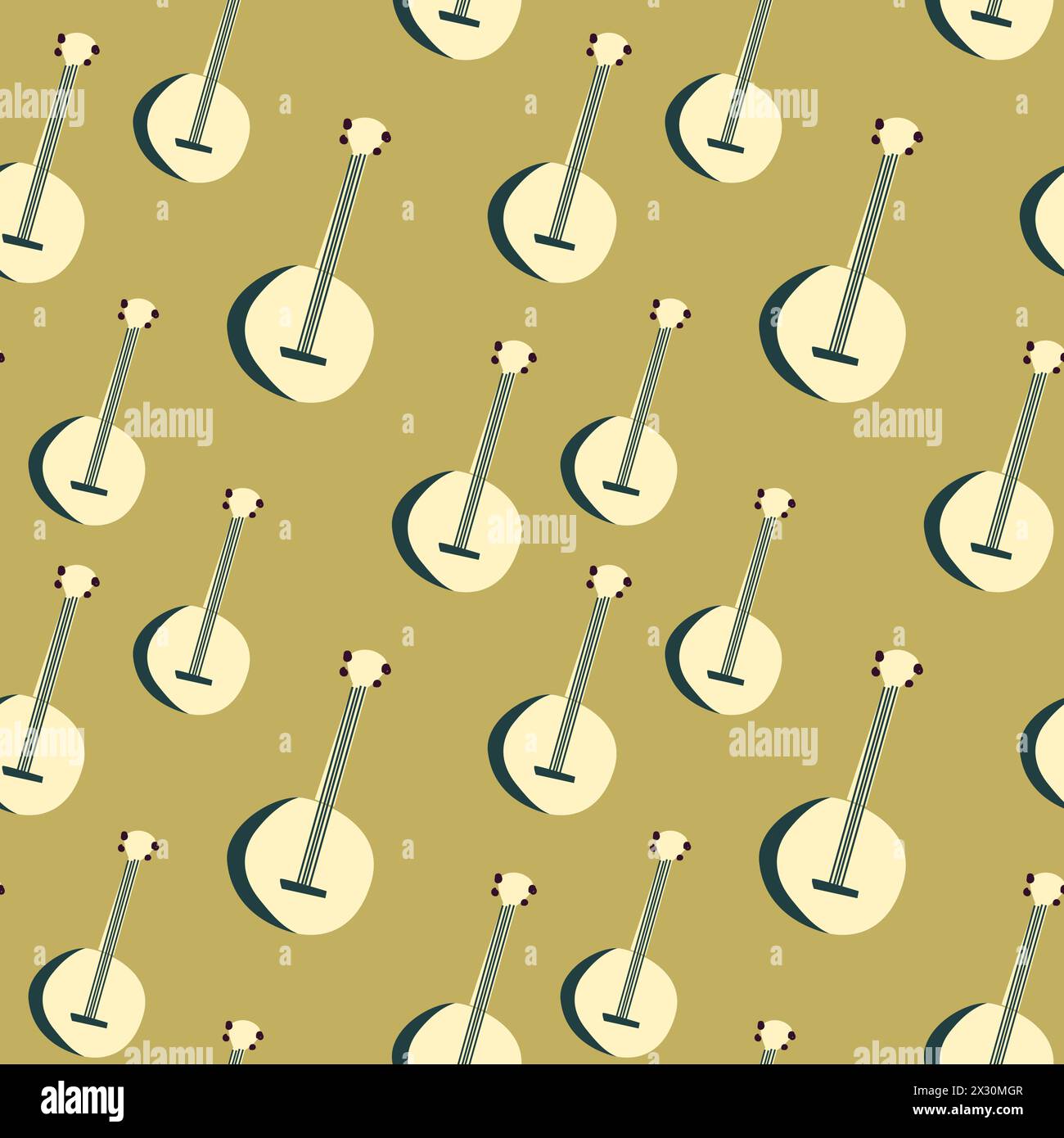 Seamless pattern for music festival. Bright background design with ...