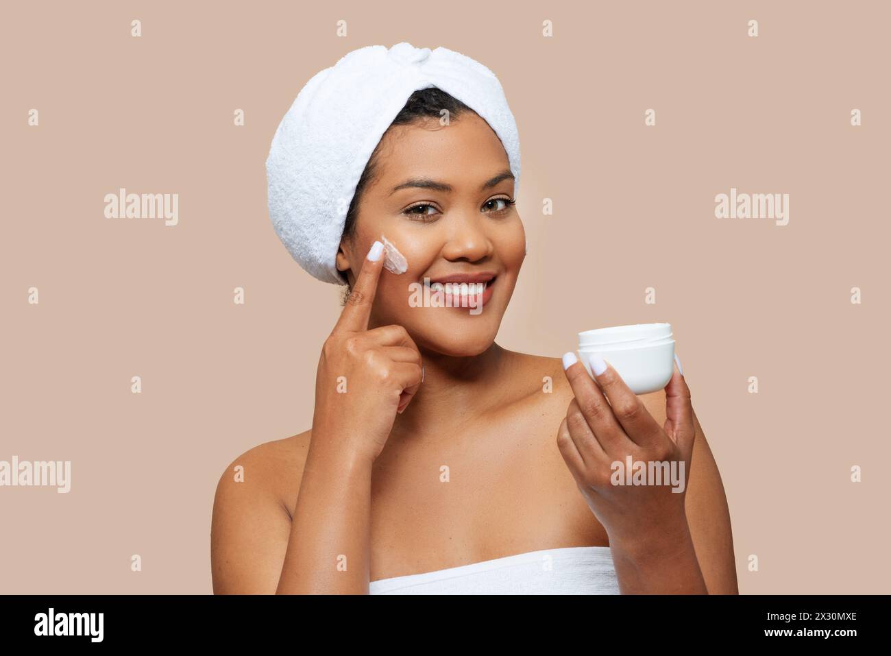 Radiant young woman glowing complexion hi-res stock photography and ...