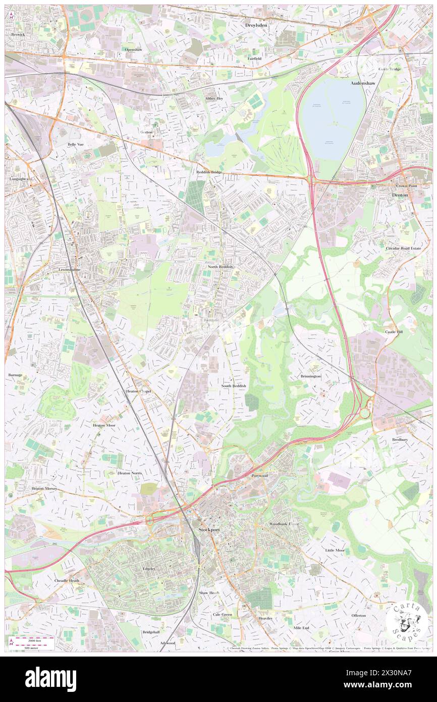 Reddish South Railway Station, Borough of Stockport, GB, United Kingdom ...