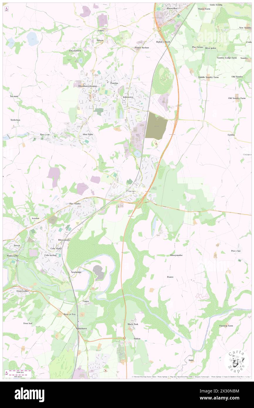 Ruabon Railway Station, Wrexham, GB, United Kingdom, Wales, N 52 59' 13 ...