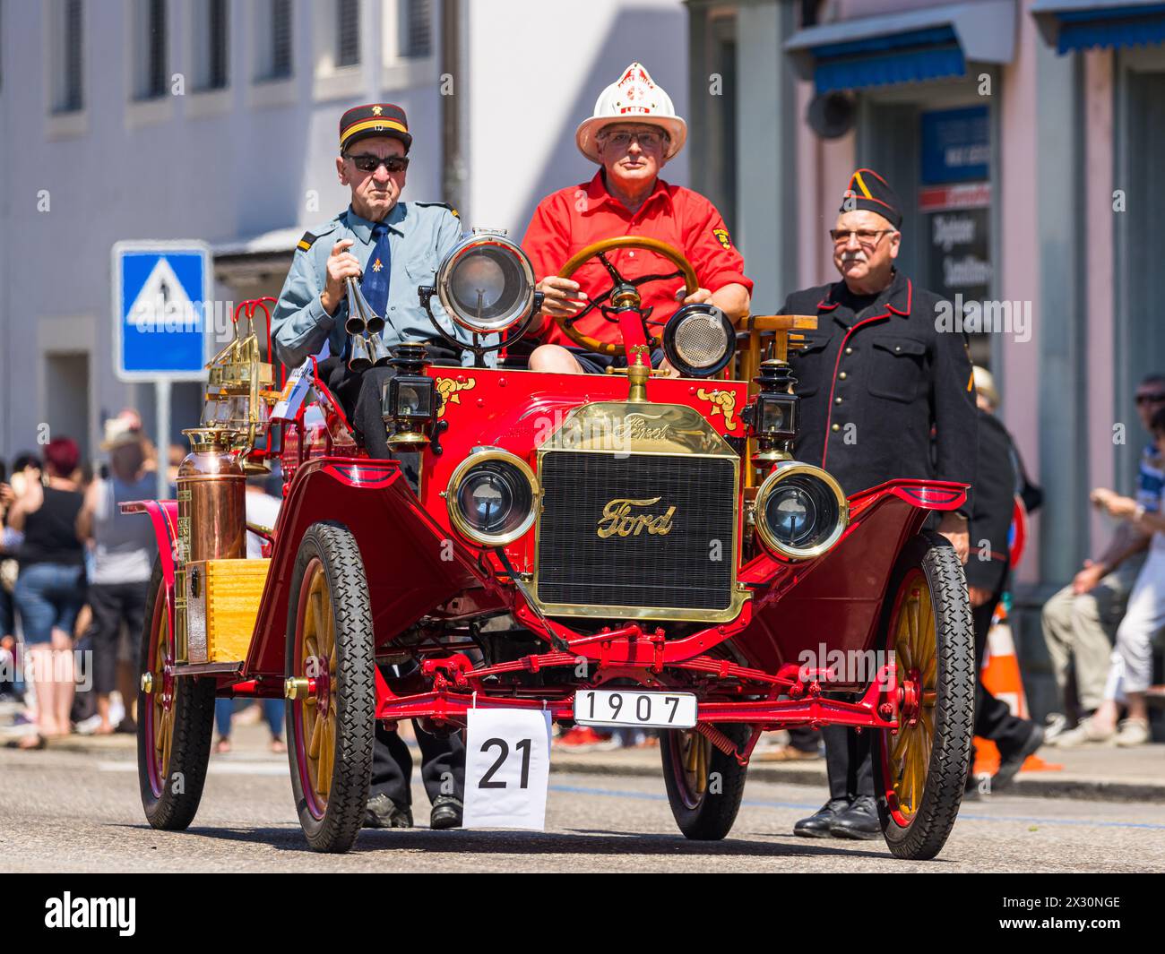 Mitglieder des Museum für Feuerwehr, Handwerk und Landwirtschaft in ...