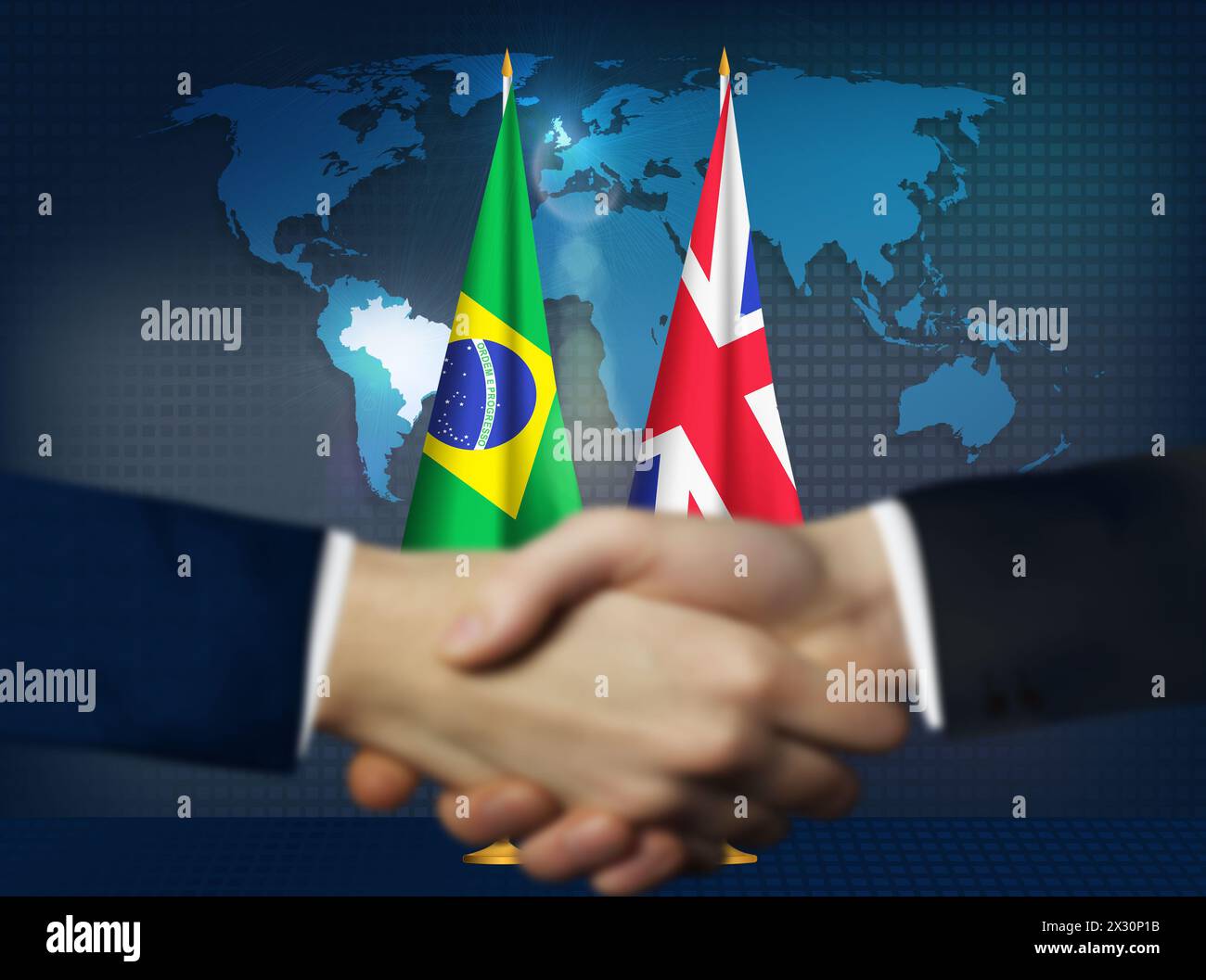 Two hands brazilian flag hi-res stock photography and images - Alamy