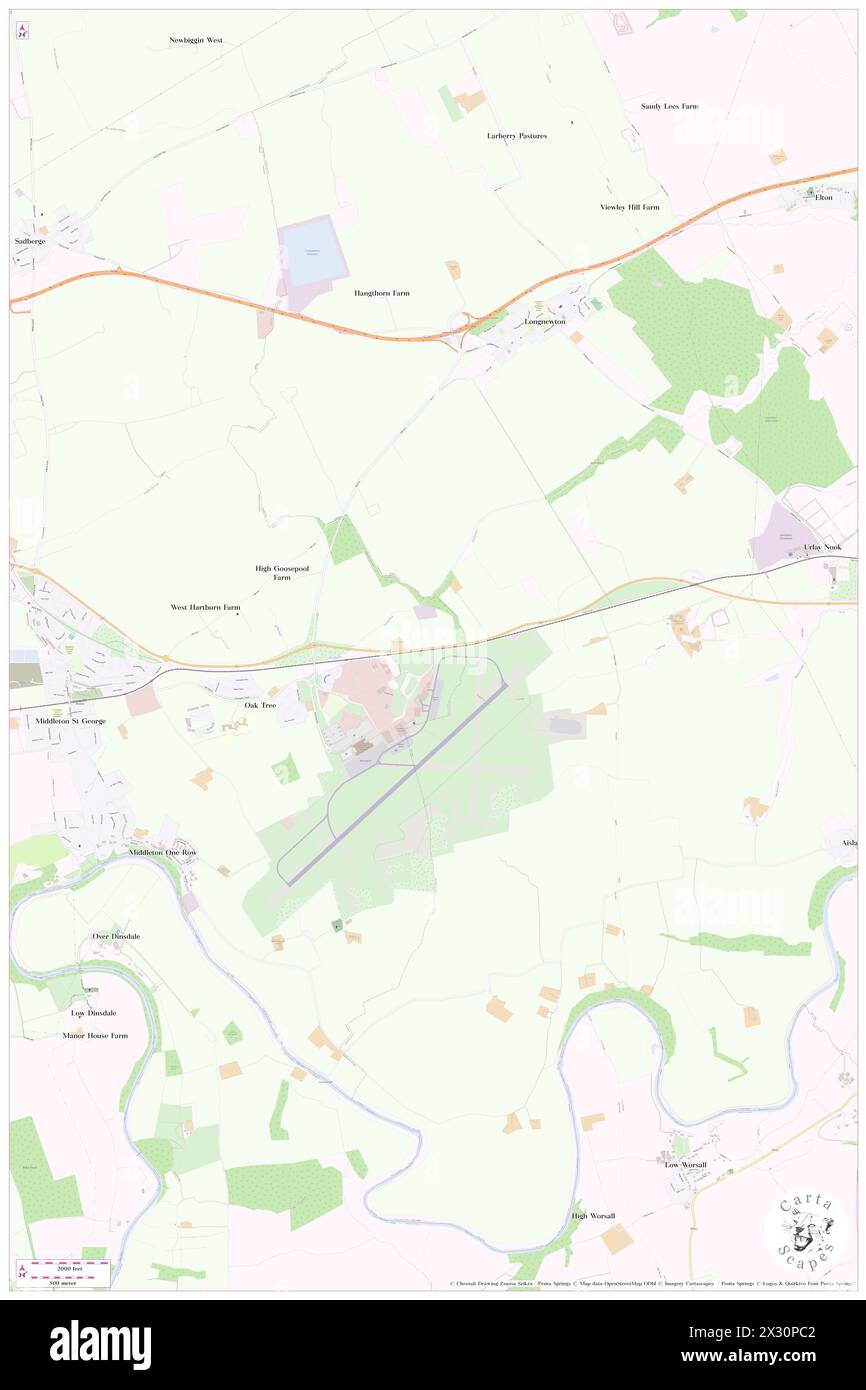 Teesside maps hi-res stock photography and images - Alamy
