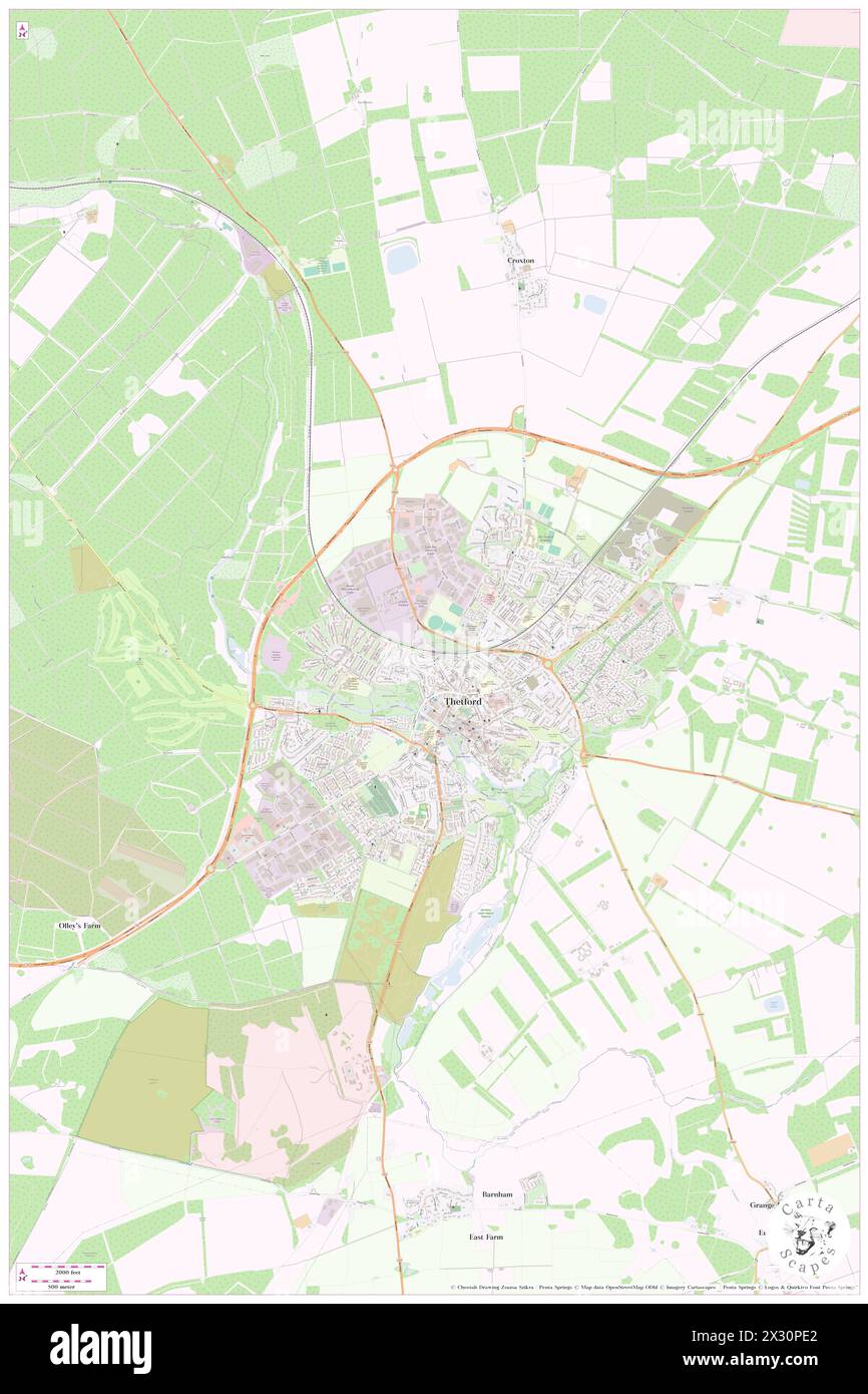 Thetford map hi-res stock photography and images - Alamy
