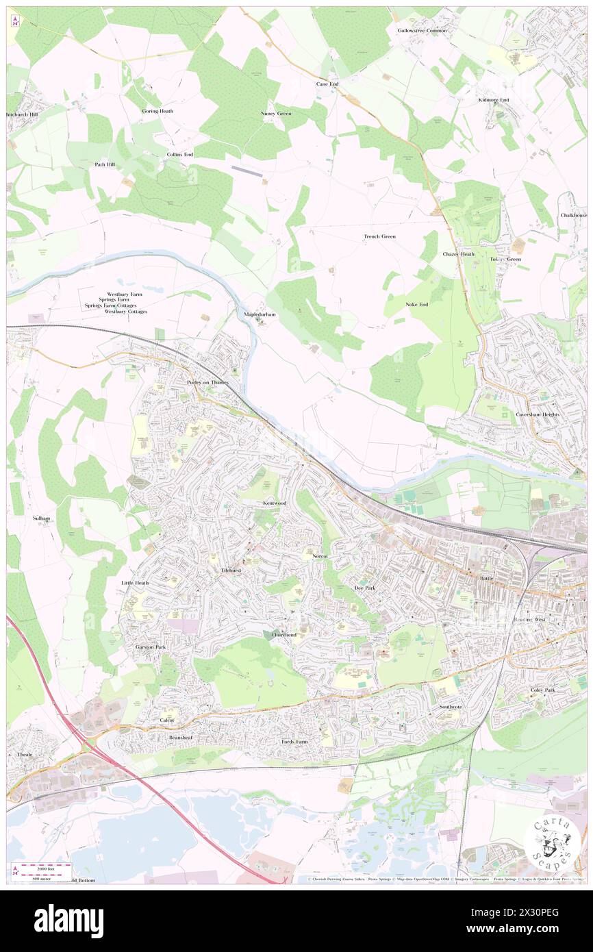 Reading railway station map Cut Out Stock Images & Pictures - Alamy