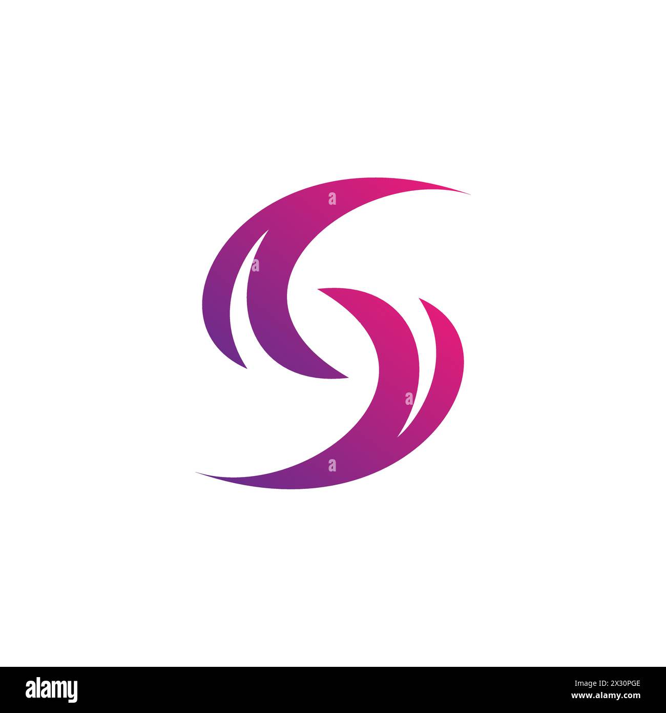 Spiral logo vector template Stock Vector Images - Alamy