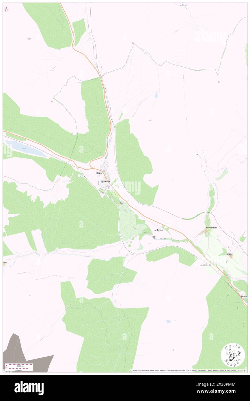 Upper Tyndrum Railway Station, Stirling, GB, United Kingdom, Scotland ...