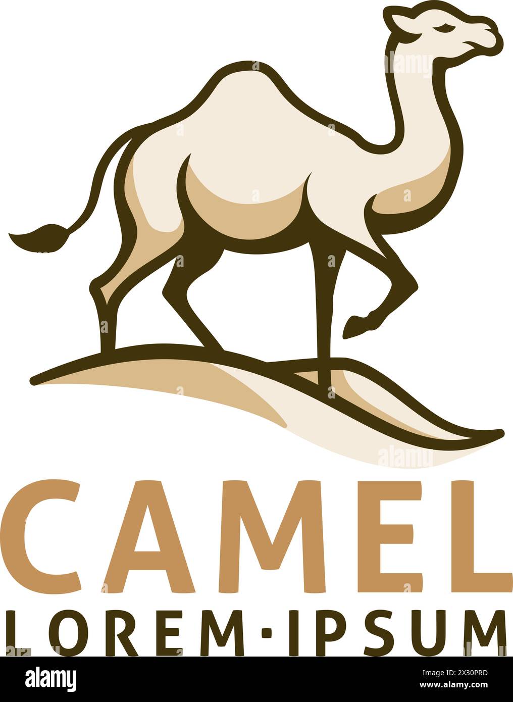 Camel Animal Design Illustration Mascot Icon Stock Vector Image & Art ...