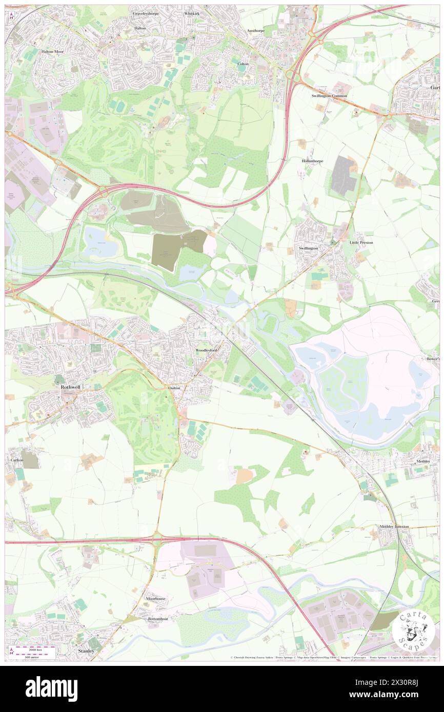 Leeds railway map hi-res stock photography and images - Alamy