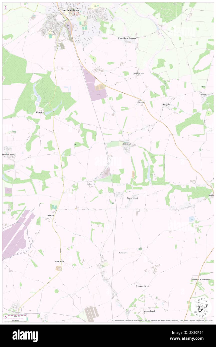 Worstead Railway Station, Norfolk, GB, United Kingdom, England, N 52 46 ...