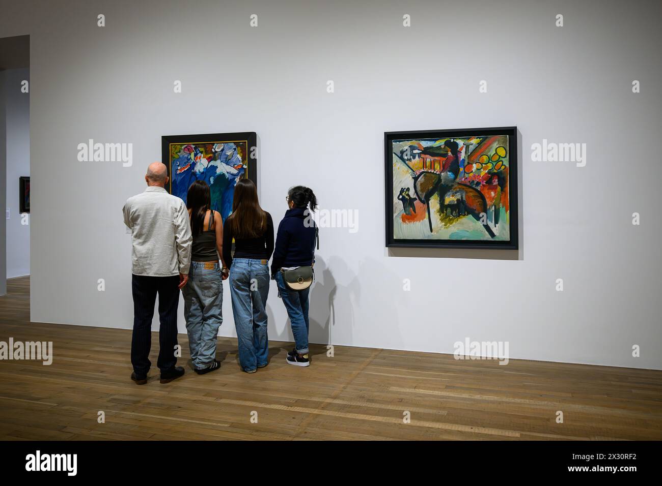 London, UK, 23rd April 2024, An international circle of friends in the ...