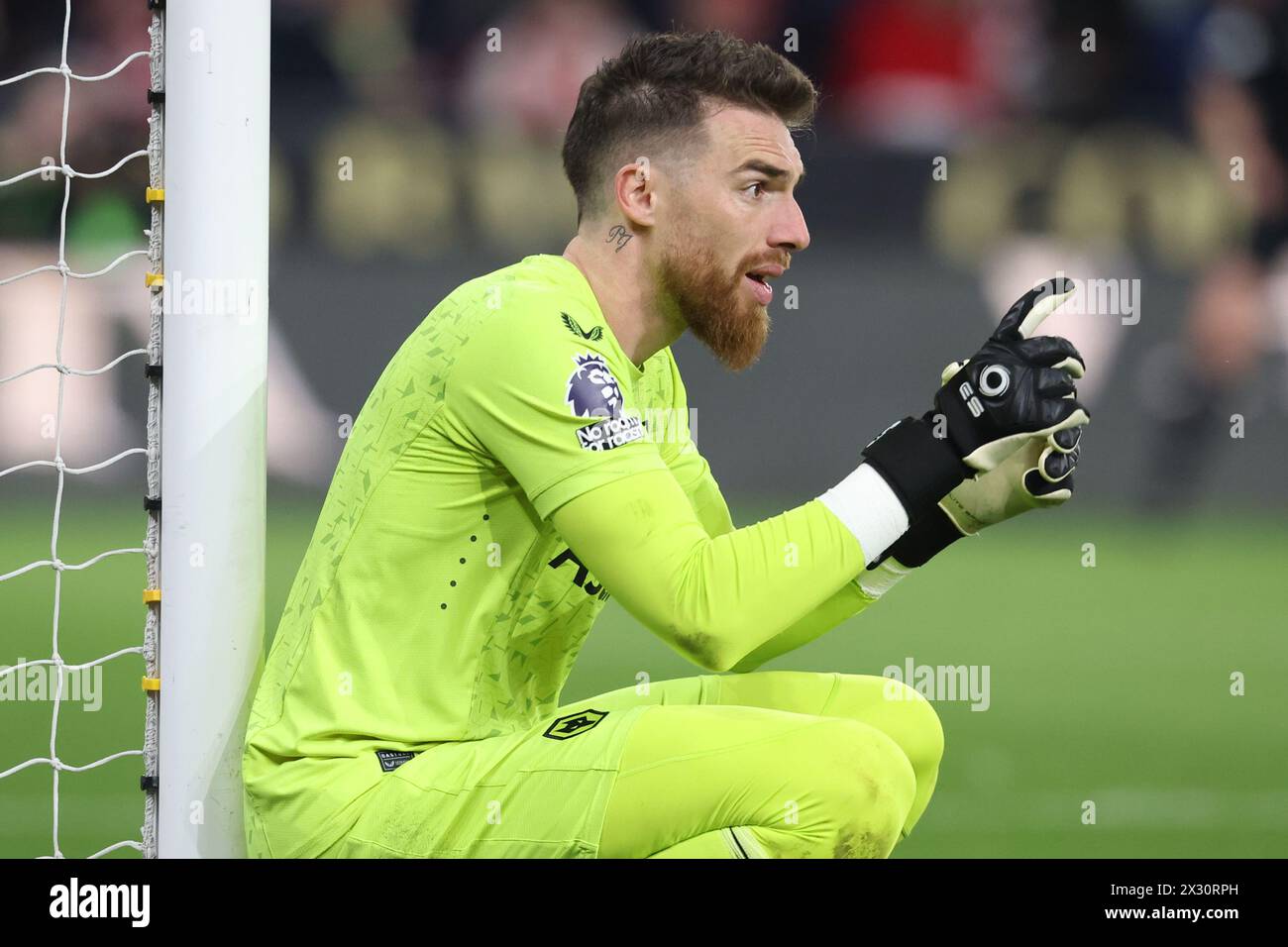 WOLVERHAMPTON, ENGLAND - APRIL 20: Jose Sa of Wolverhampton Wanderers ...