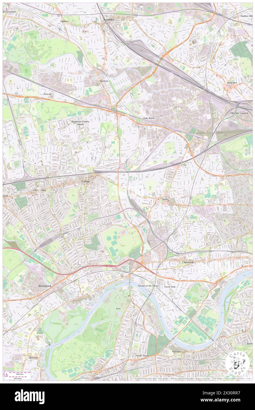 Ealing common map hi-res stock photography and images - Alamy