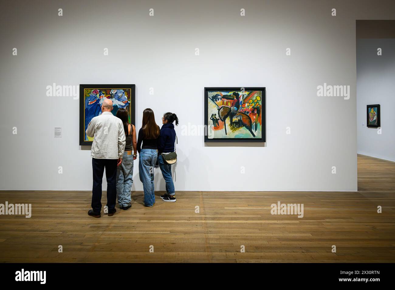 London, UK, 23rd April 2024, An international circle of friends in the ...