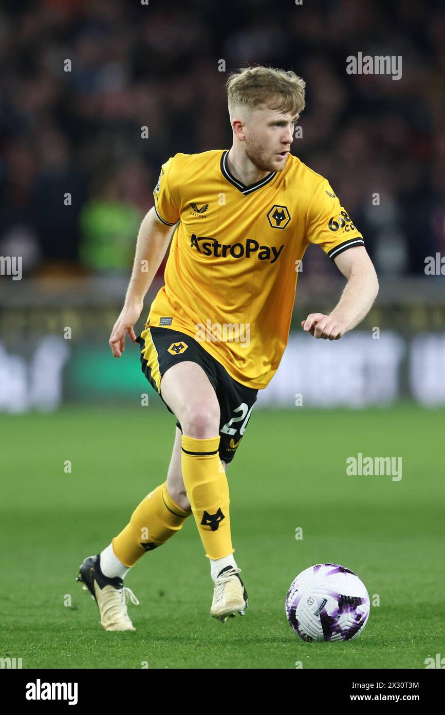 WOLVERHAMPTON, ENGLAND - APRIL 20: Tommy Doyle of Wolverhampton ...