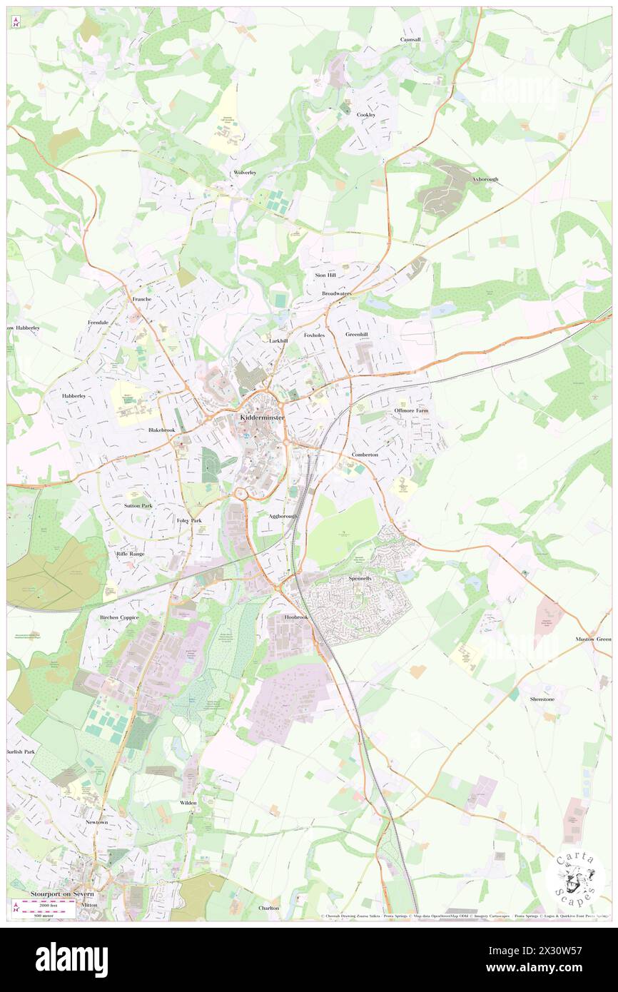 Kidderminster Town Railway Station, Worcestershire, GB, United Kingdom ...