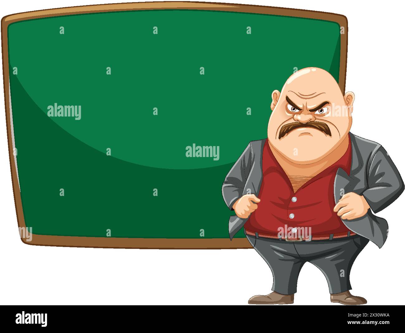 Cartoon angry man hands on hi-res stock photography and images - Alamy