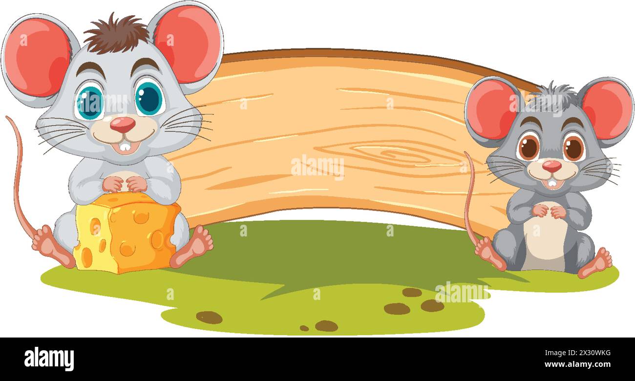 Two mice animal Stock Vector Images - Alamy