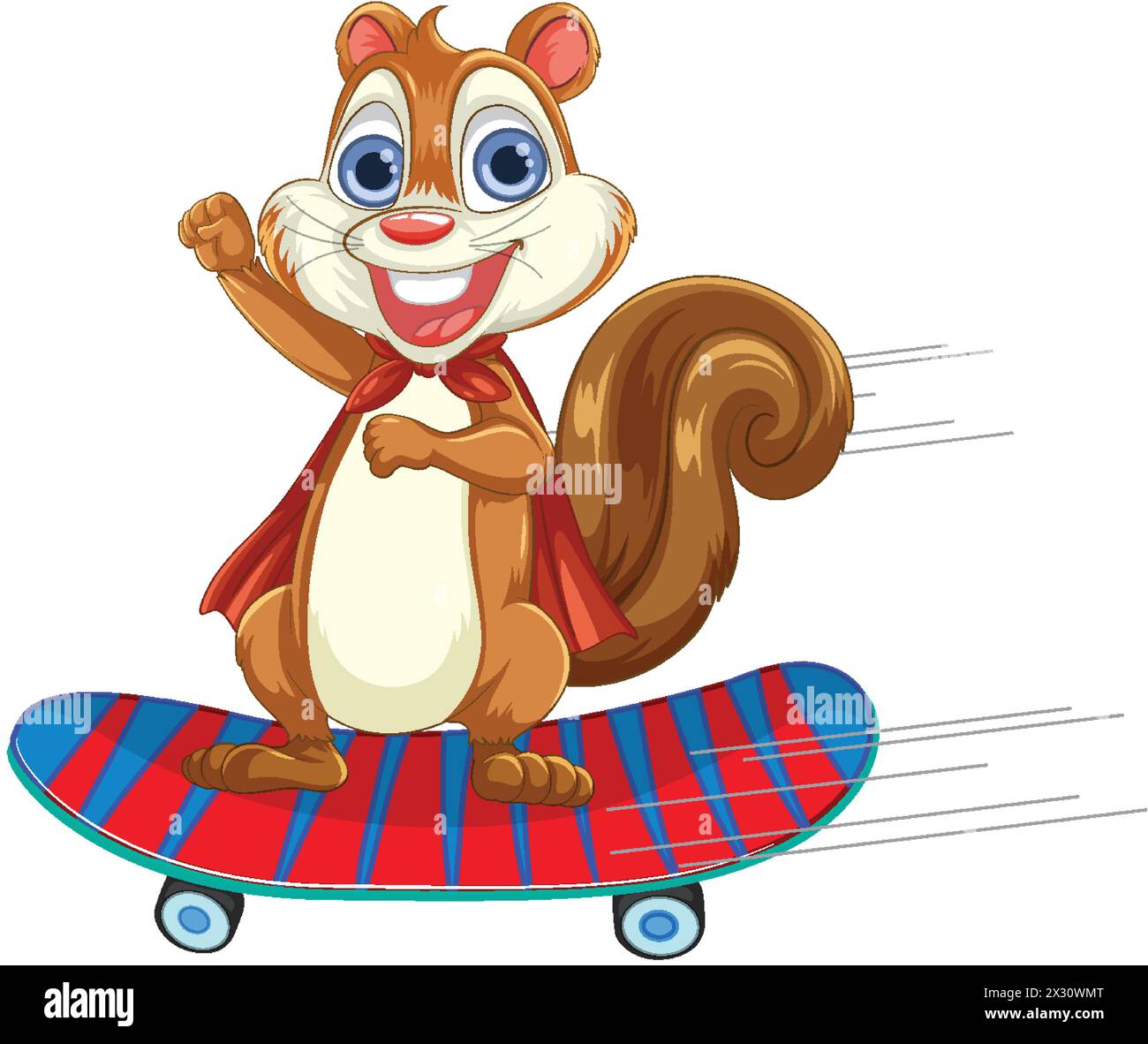 Squirrel adventure vector vectors hi-res stock photography and images ...