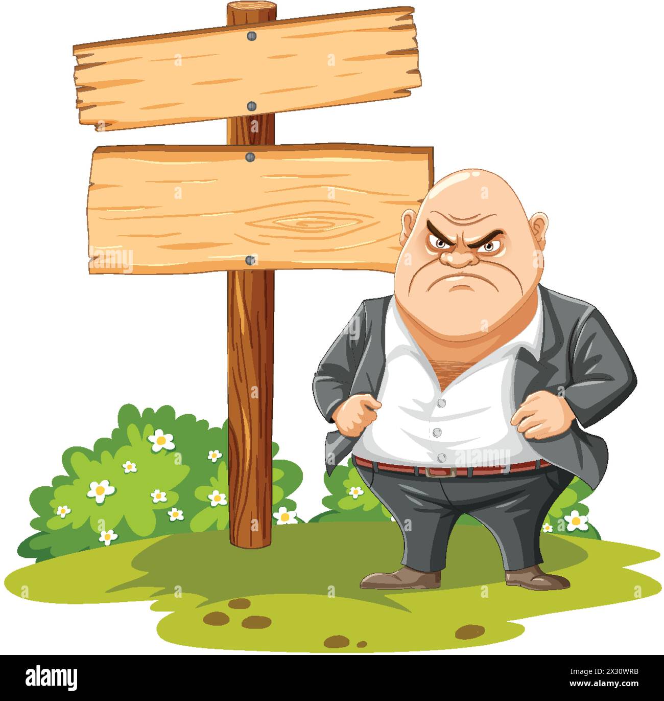 Angry debt Stock Vector Images - Alamy
