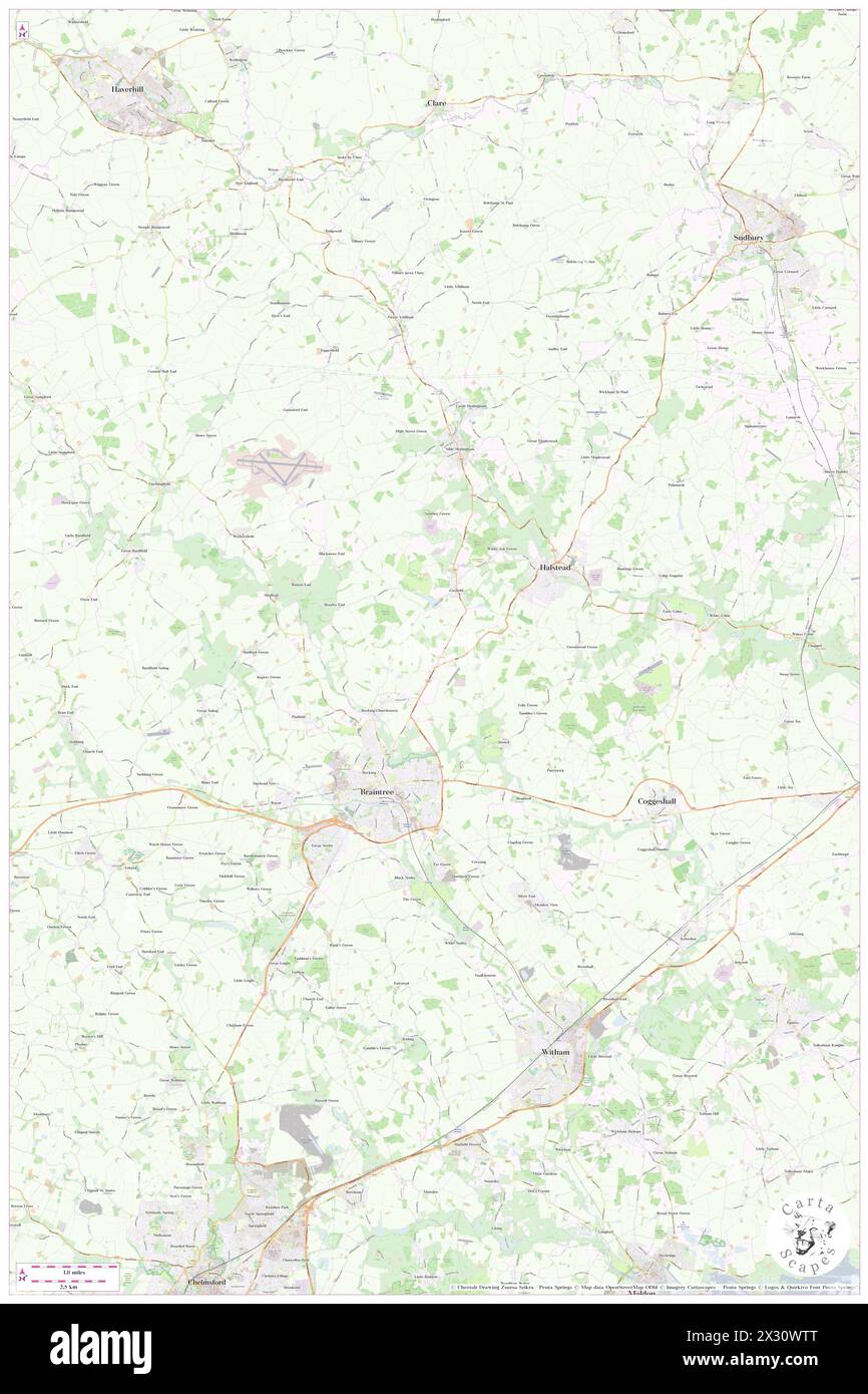 Braintree map hi-res stock photography and images - Alamy