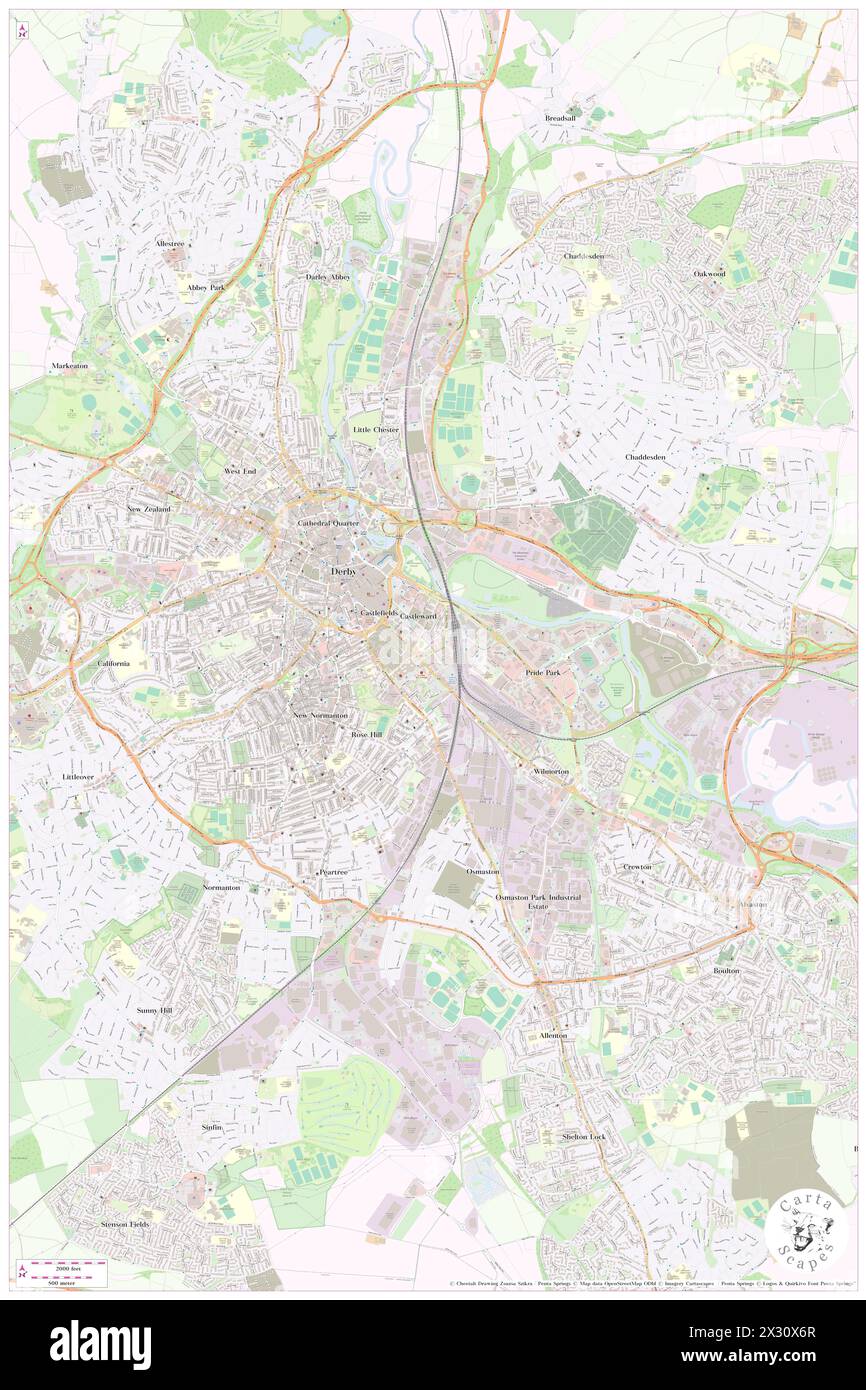 aston court, Derby, GB, United Kingdom, England, N 52 54' 56'', S 1 27 ...