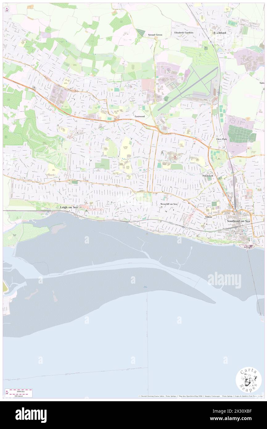 Map of southend on sea hi-res stock photography and images - Alamy