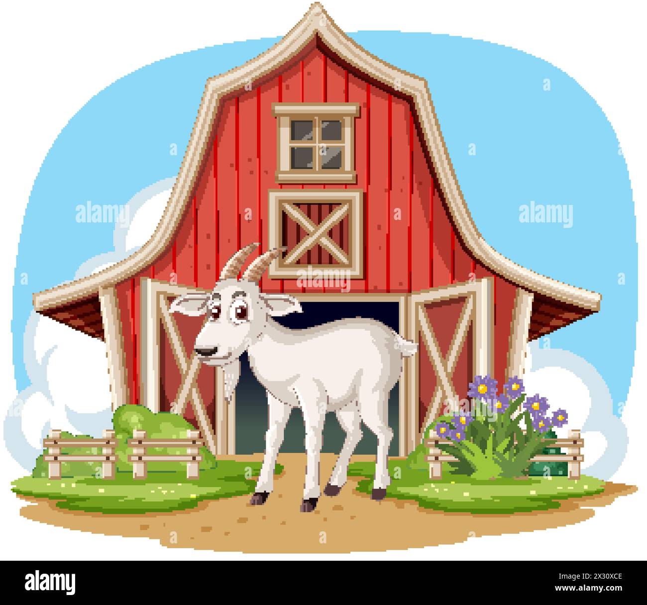 Red structure standing Stock Vector Images - Alamy