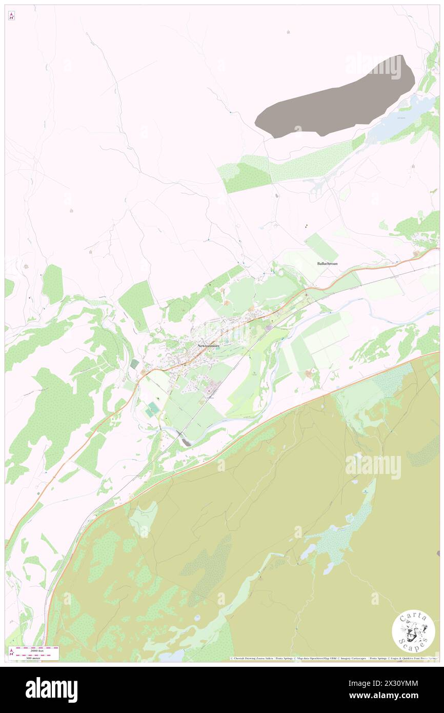 Map of newtonmore hi-res stock photography and images - Alamy
