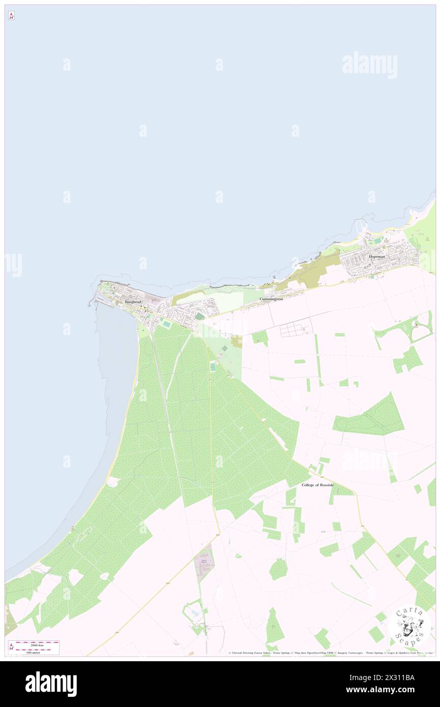 Burghead transmitting station, Mast 2, Moray, GB, United Kingdom ...