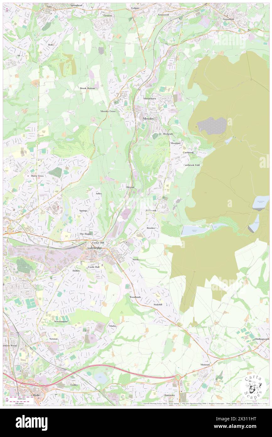 Map of huddersfield hi-res stock photography and images - Alamy