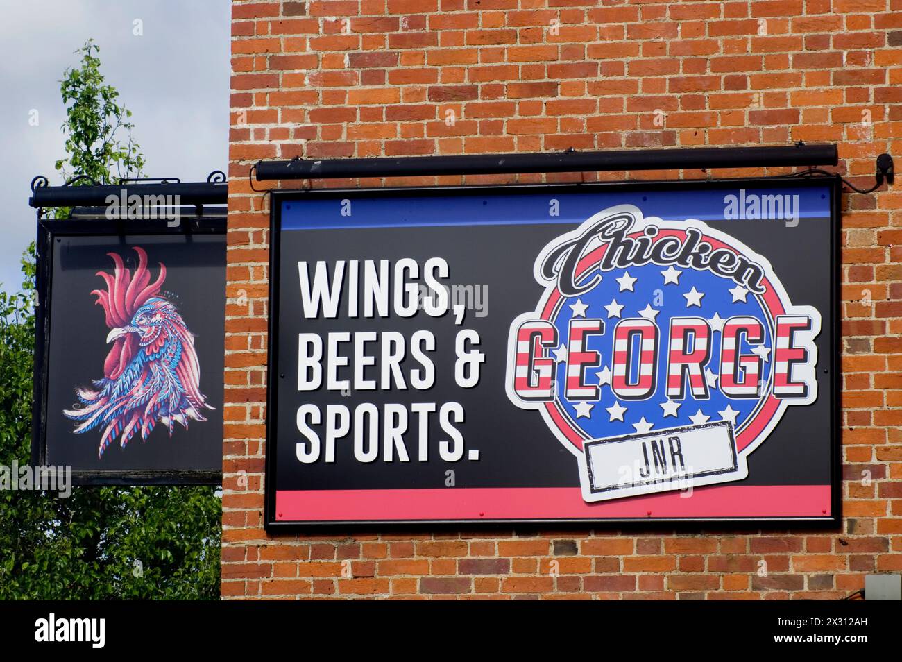 Chicken George Jnr, Bedford Stock Photo - Alamy