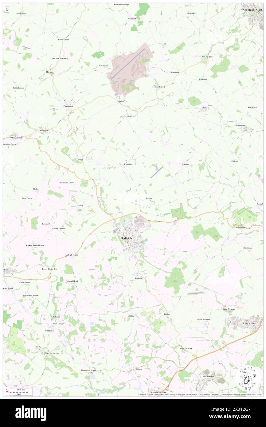 Map of babergh Cut Out Stock Images & Pictures - Alamy