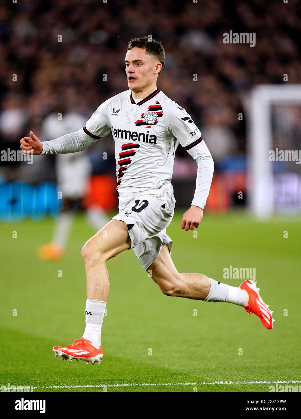 Bayer Leverkusen’s Florian Wirtz during the UEFA Europa League, quarter ...