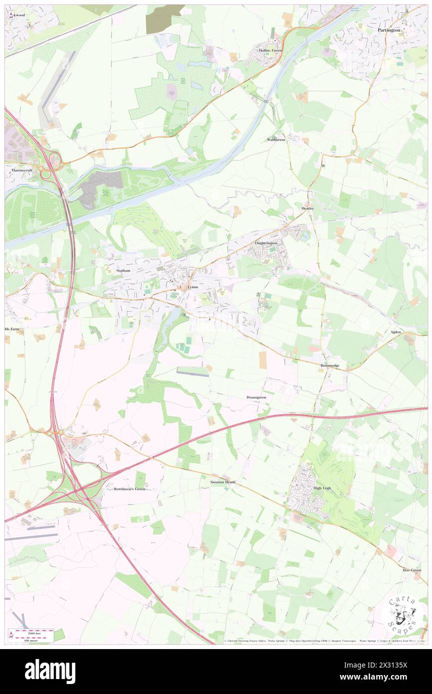 Lymm, Warrington, GB, United Kingdom, England, N 53 22' 32'', S 2 28 ...